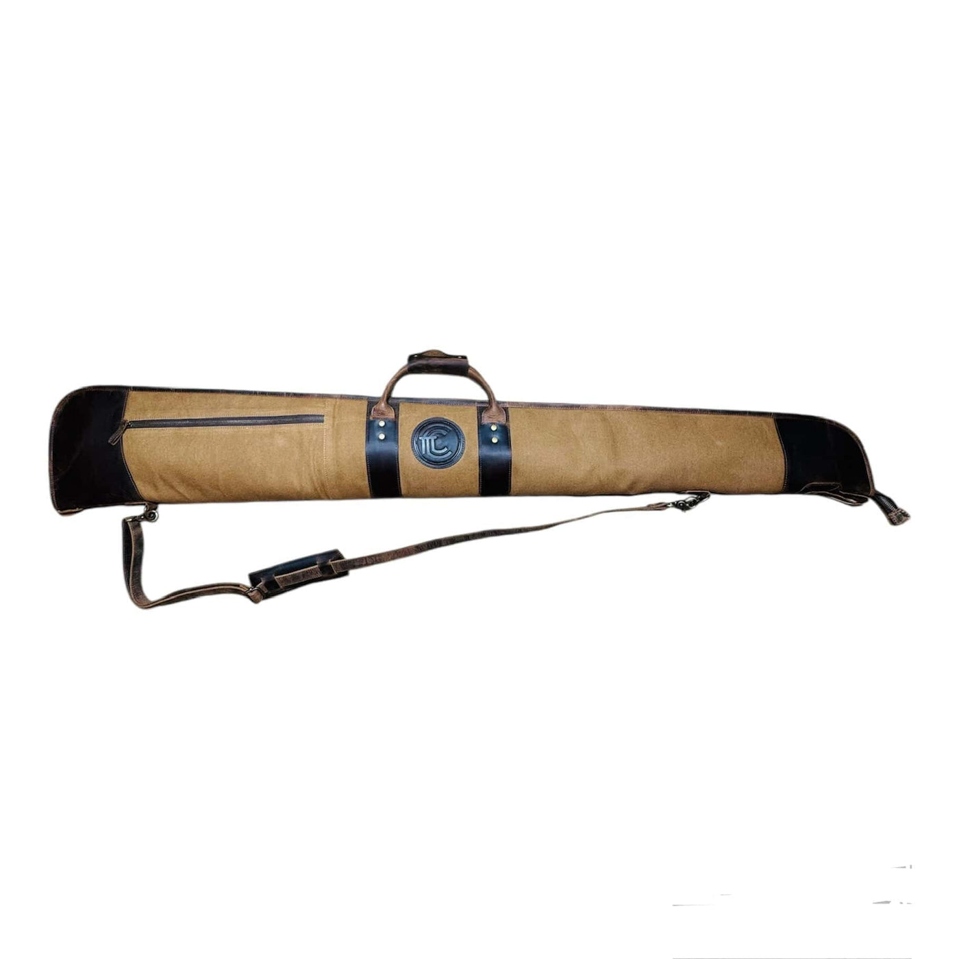 CLEAN TRIGGER Canvas Leather Rifle, Shotgun Cases