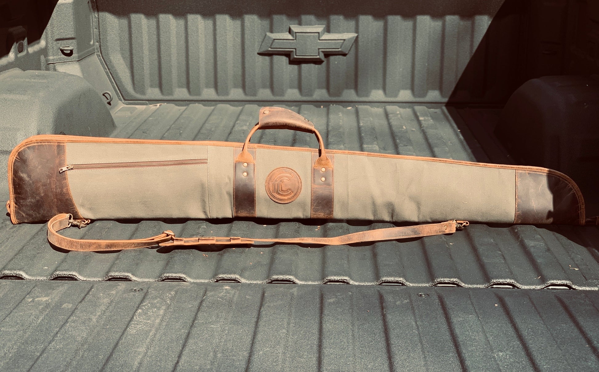 Canvas Leather Shotgun Case | USA | – CLEAN TRIGGER