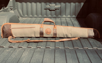 Waxed Canvas Leather Shotgun Case | USA | – CLEAN TRIGGER